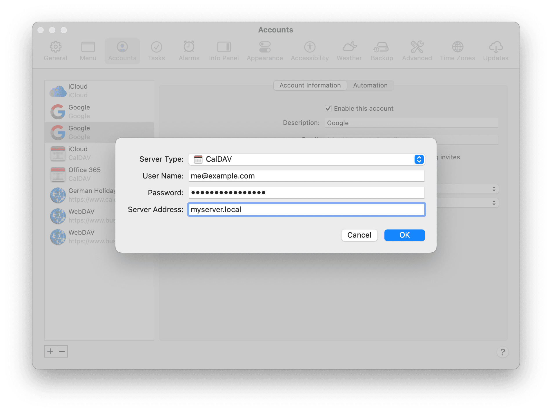 Using BusyCal with CalDAV | Busy Apps by Beehive