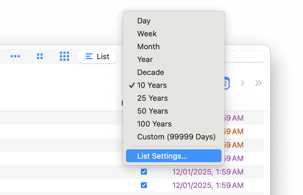 List View | Busy Apps by Beehive