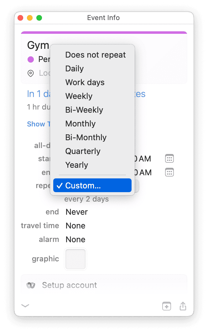 Repeating Events | Busy Apps by Beehive