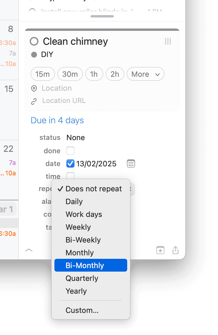Repeating Events | Busy Apps by Beehive