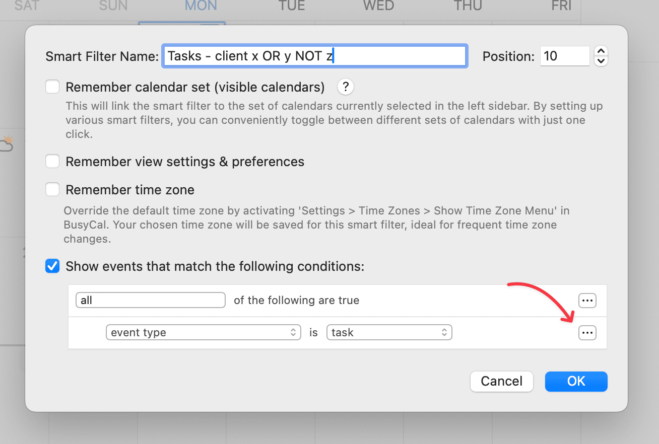 Smart Filters | BusyCal & BusyContacts